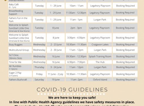 Splash Sure Start Lurgan | Craigavon - Best Start In Life For Every Child